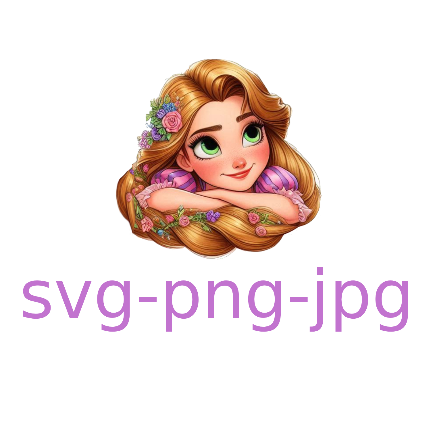 Rapunzel Svg, Disney Rapunzel Tangled Svg, Disney Princess S | Inspire ...