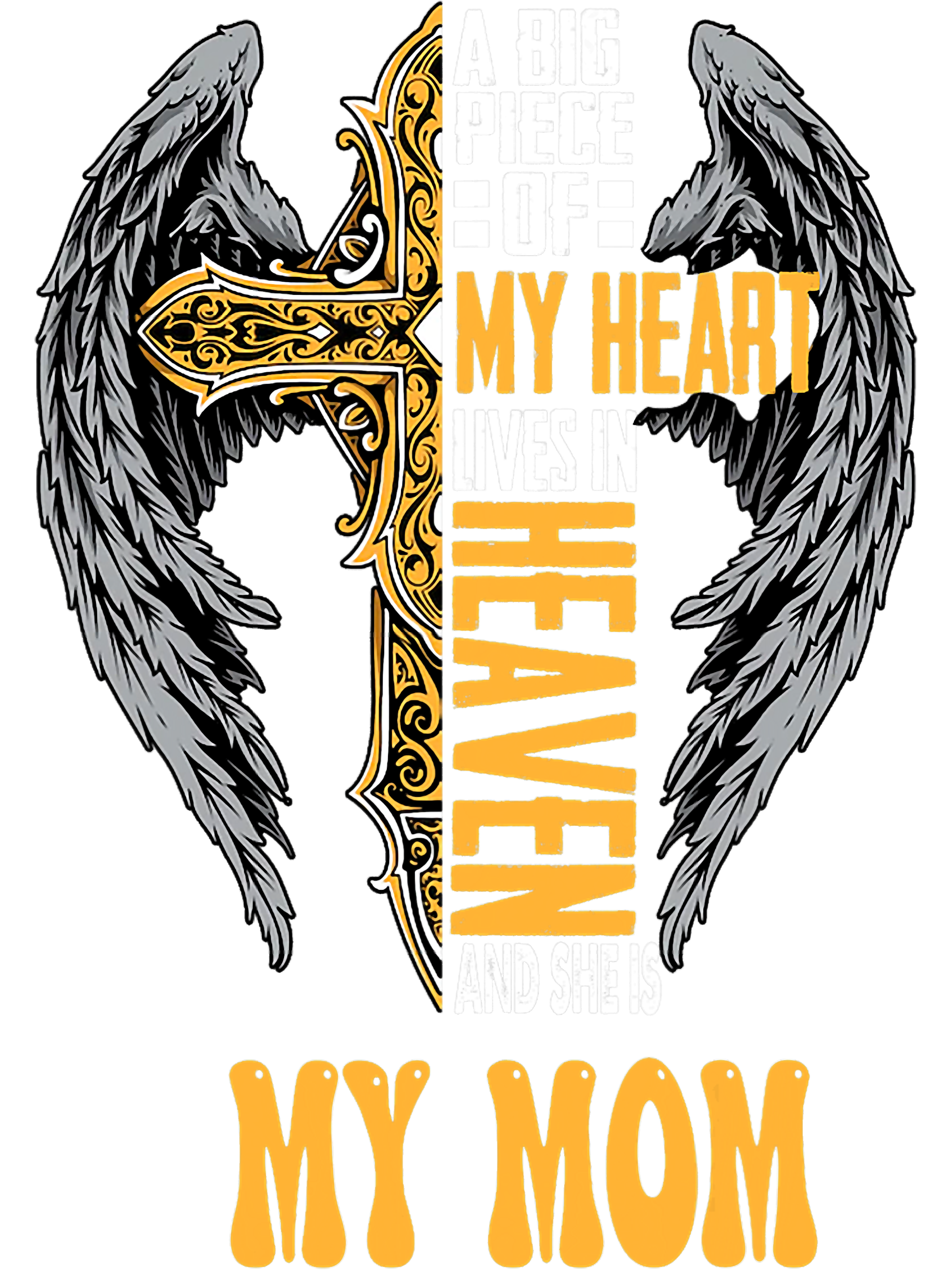 A Big Piece Of My Heart Lives In Heaven And She Is My Mom 21 | Inspire ...