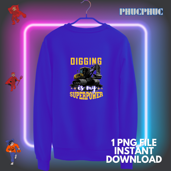 Excavator Digging Superpower Construction Vehicle Backhoe | Inspire Uplift