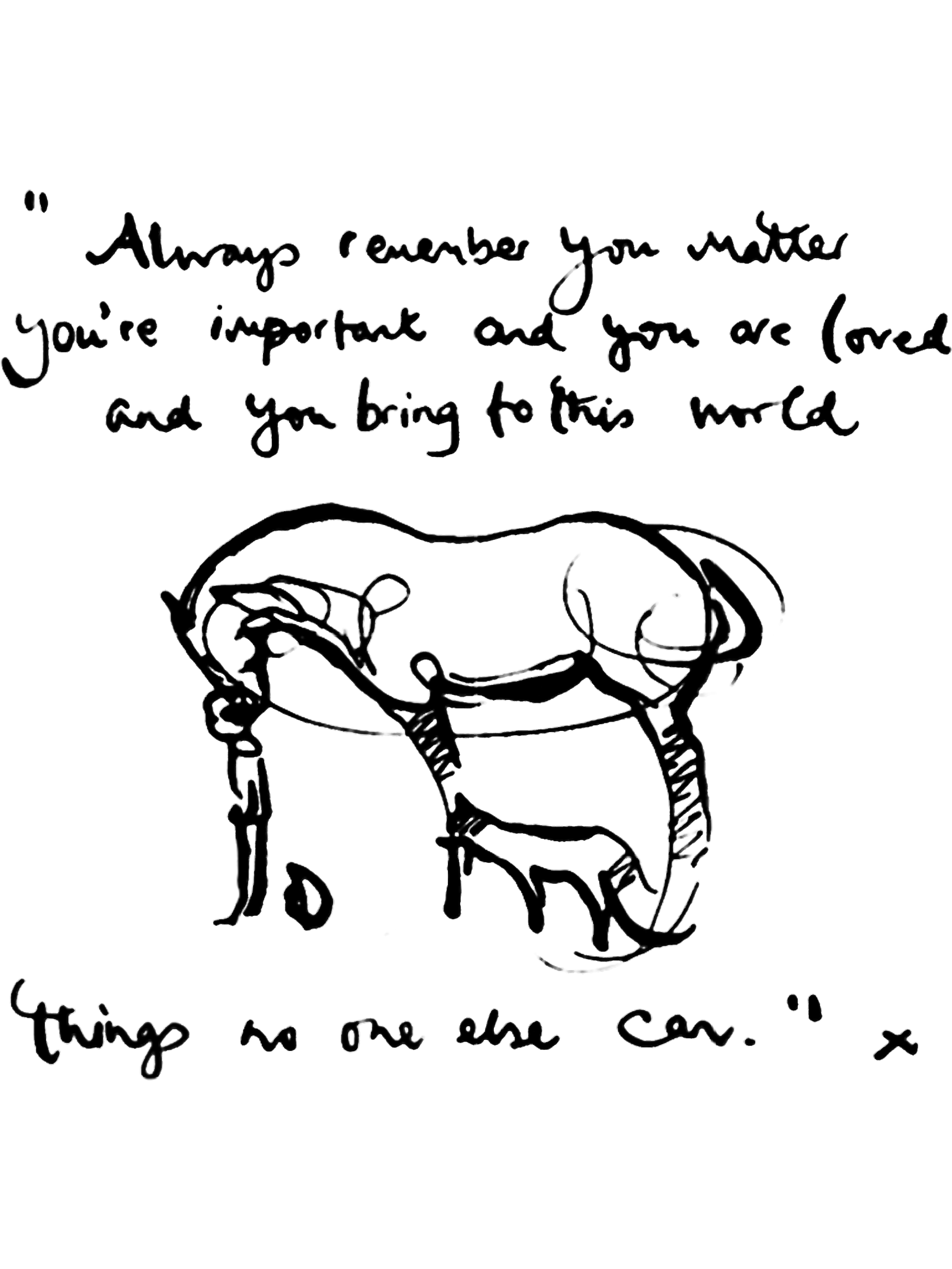 Boy Mole Fox And Horse Quote Always Remember You Matter,Png, | Inspire ...