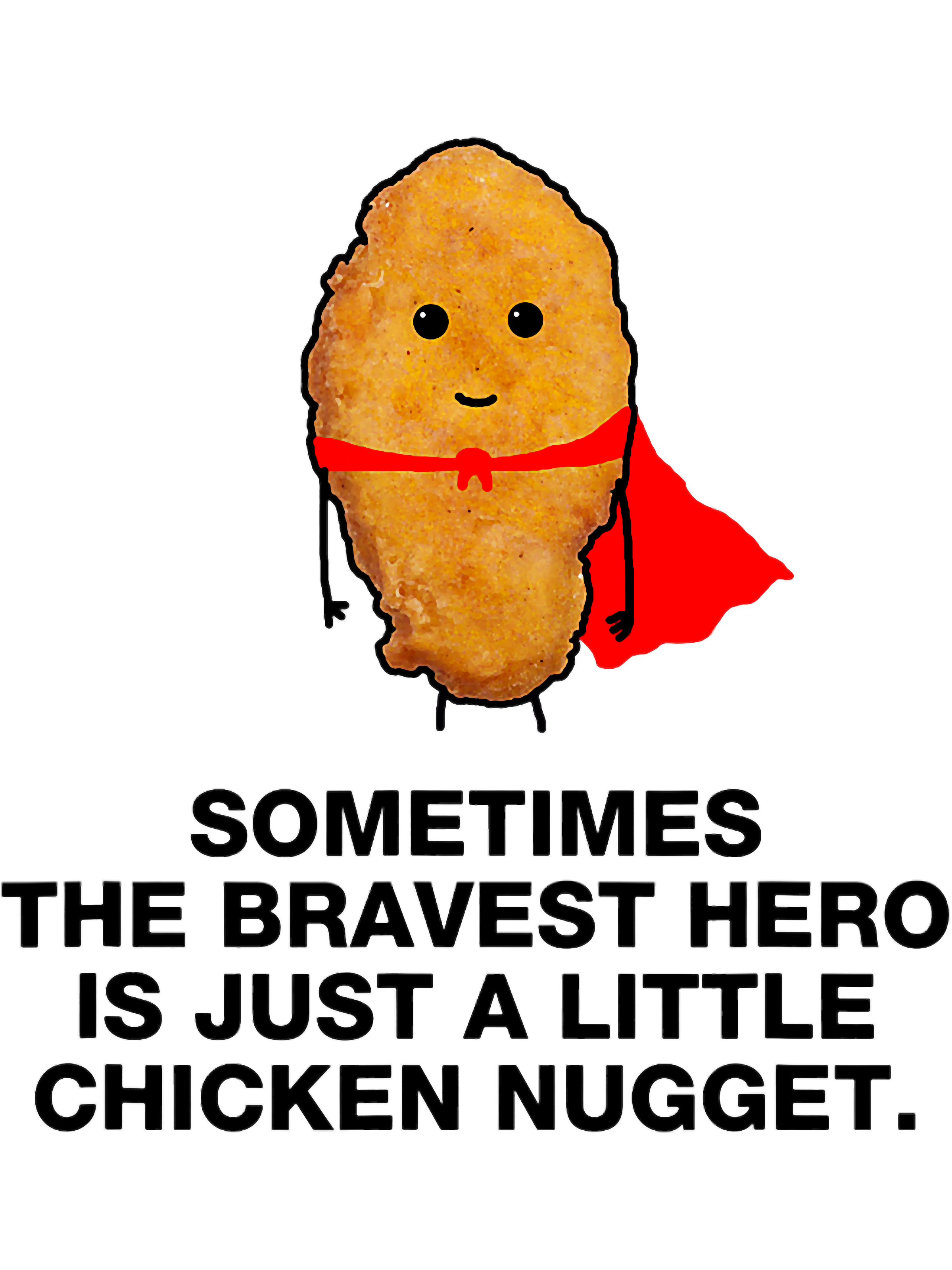 Cute Superhero Chicken Nugget,Png, Png For Shirt, Png Files | Inspire ...