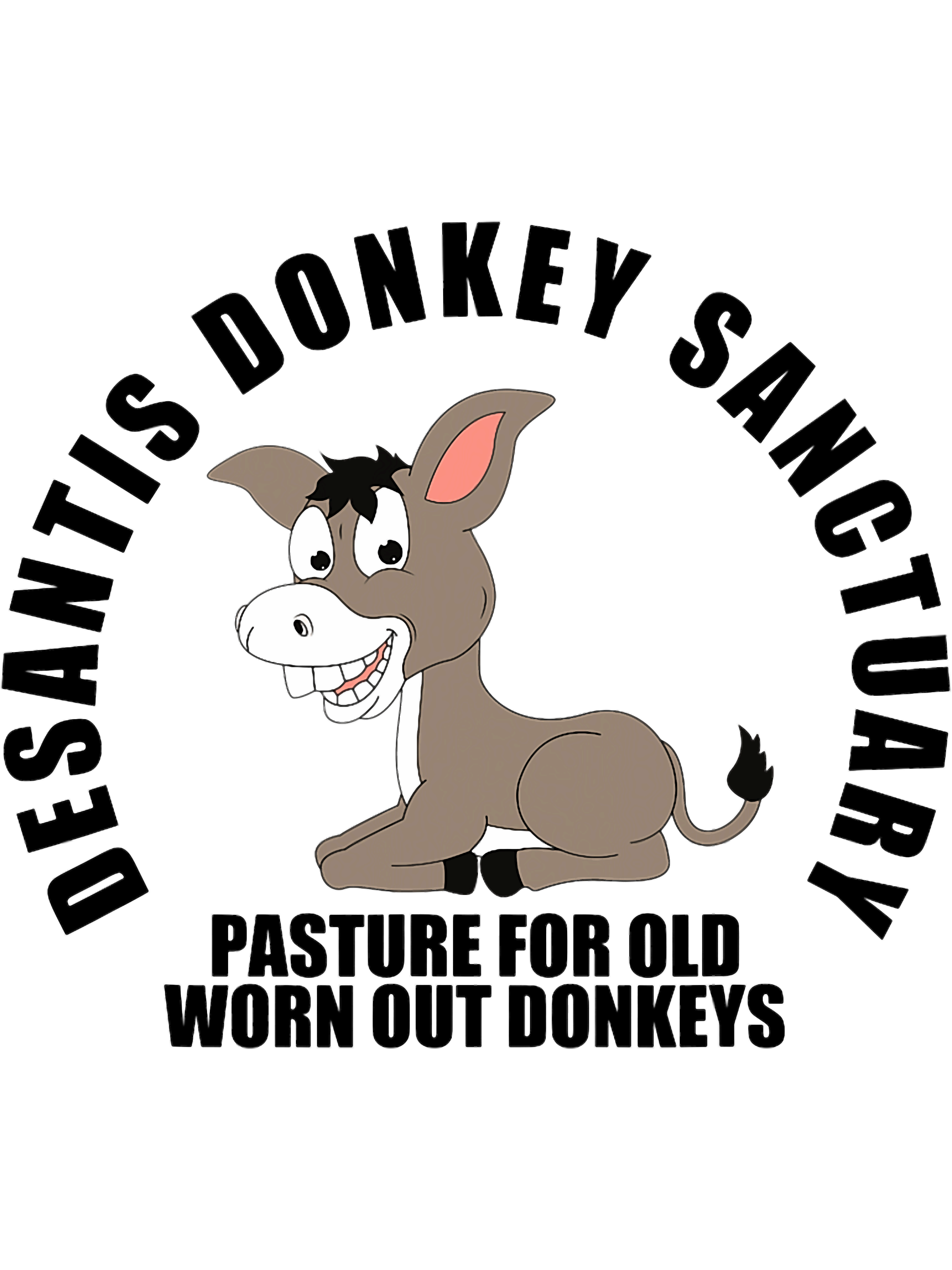 DeSantis Donkey Sanctuary Funny Political Meme Ron DeSantis, | Inspire ...