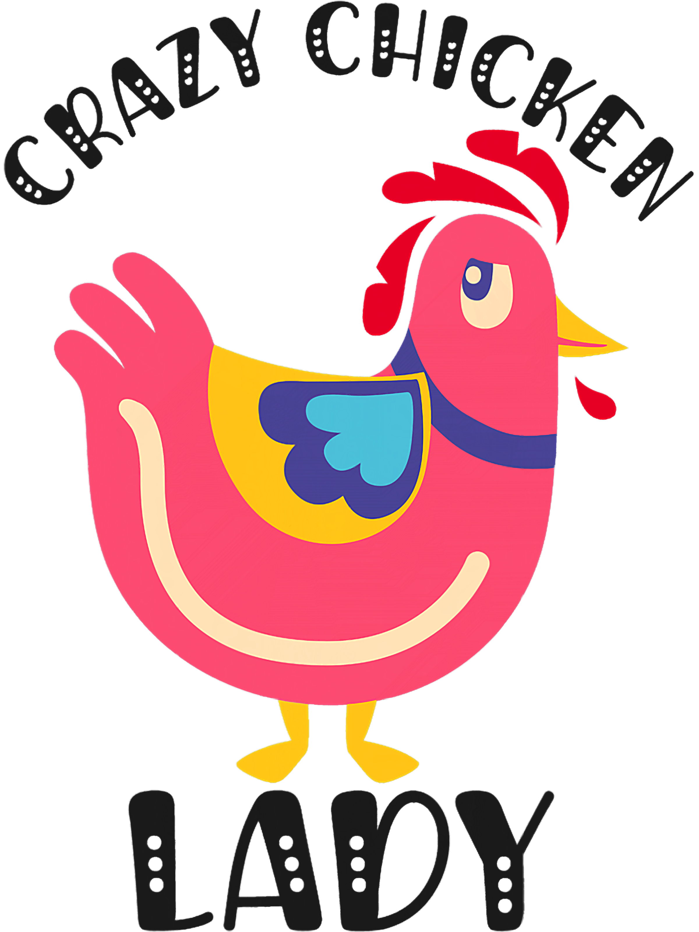 Farm Girl Crazy Chicken Lady,Png, Png For Shirt, Png Files F - Inspire ...