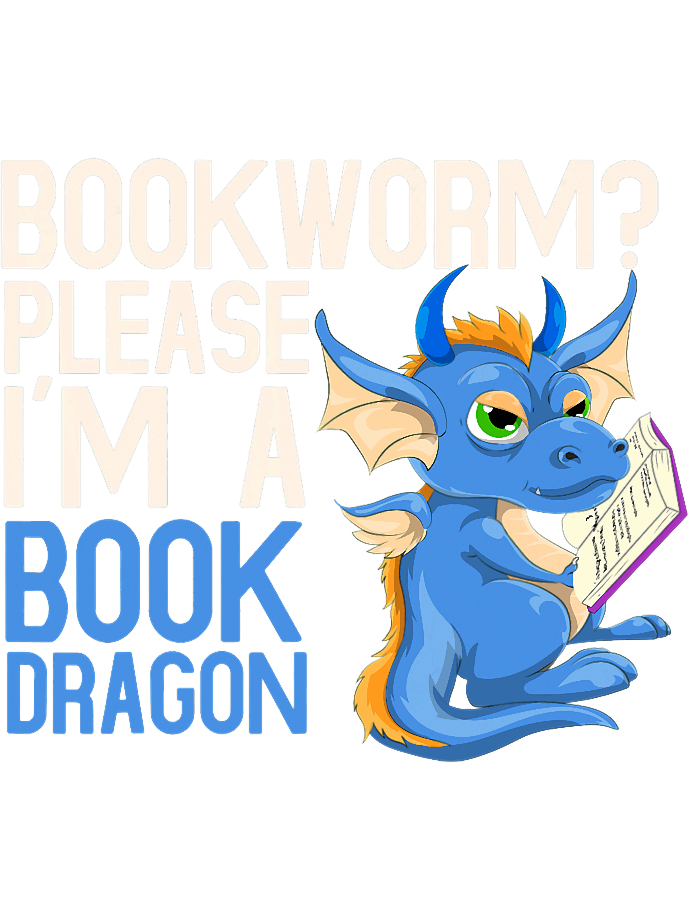 Bookworm Book Reading Fantasy Animal Funny Book Dragon, Png, | Inspire ...