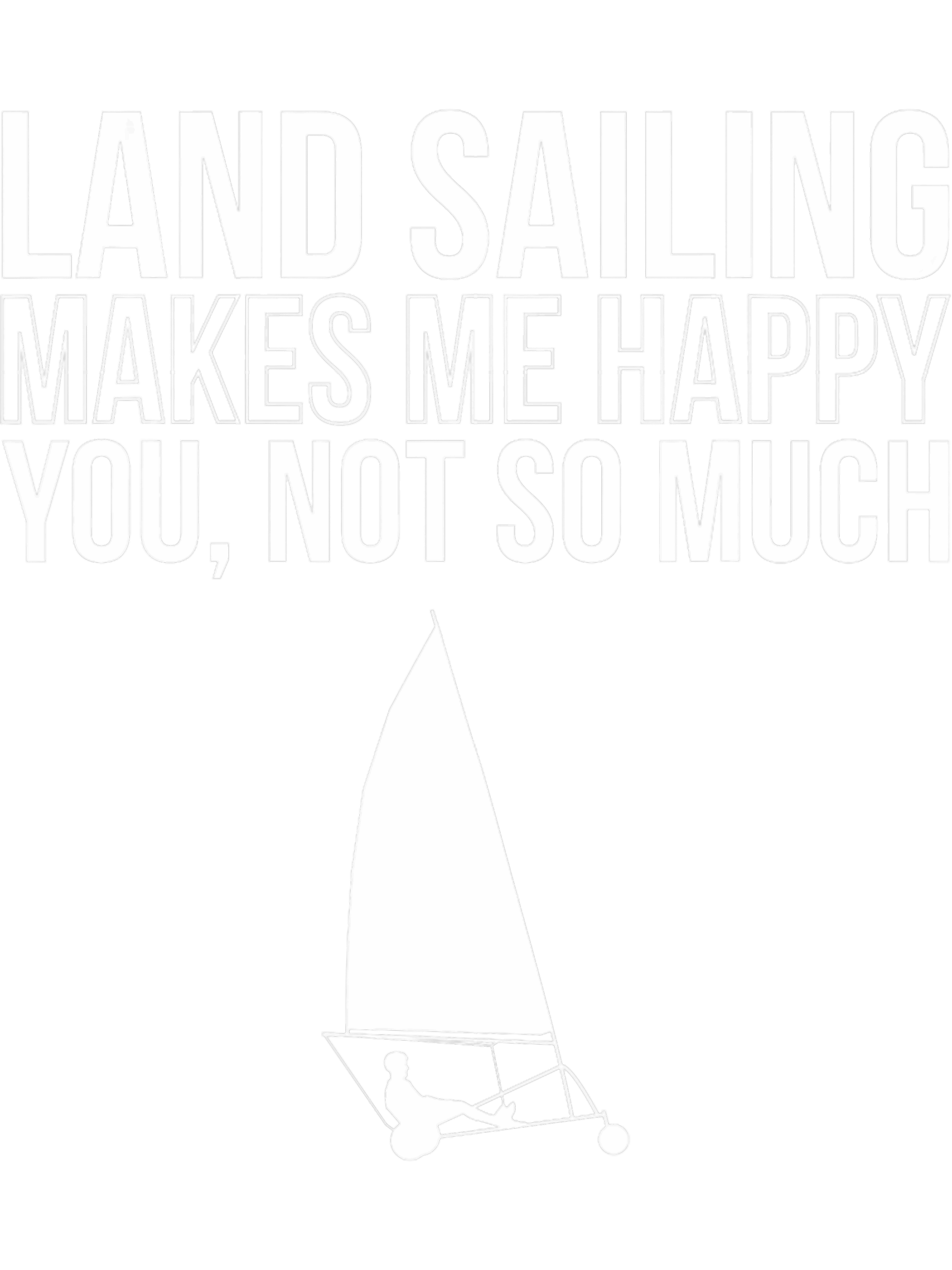 Land Sailing Makes Me Happy Sailor Sail Wagon Dirtboating, P | Inspire ...