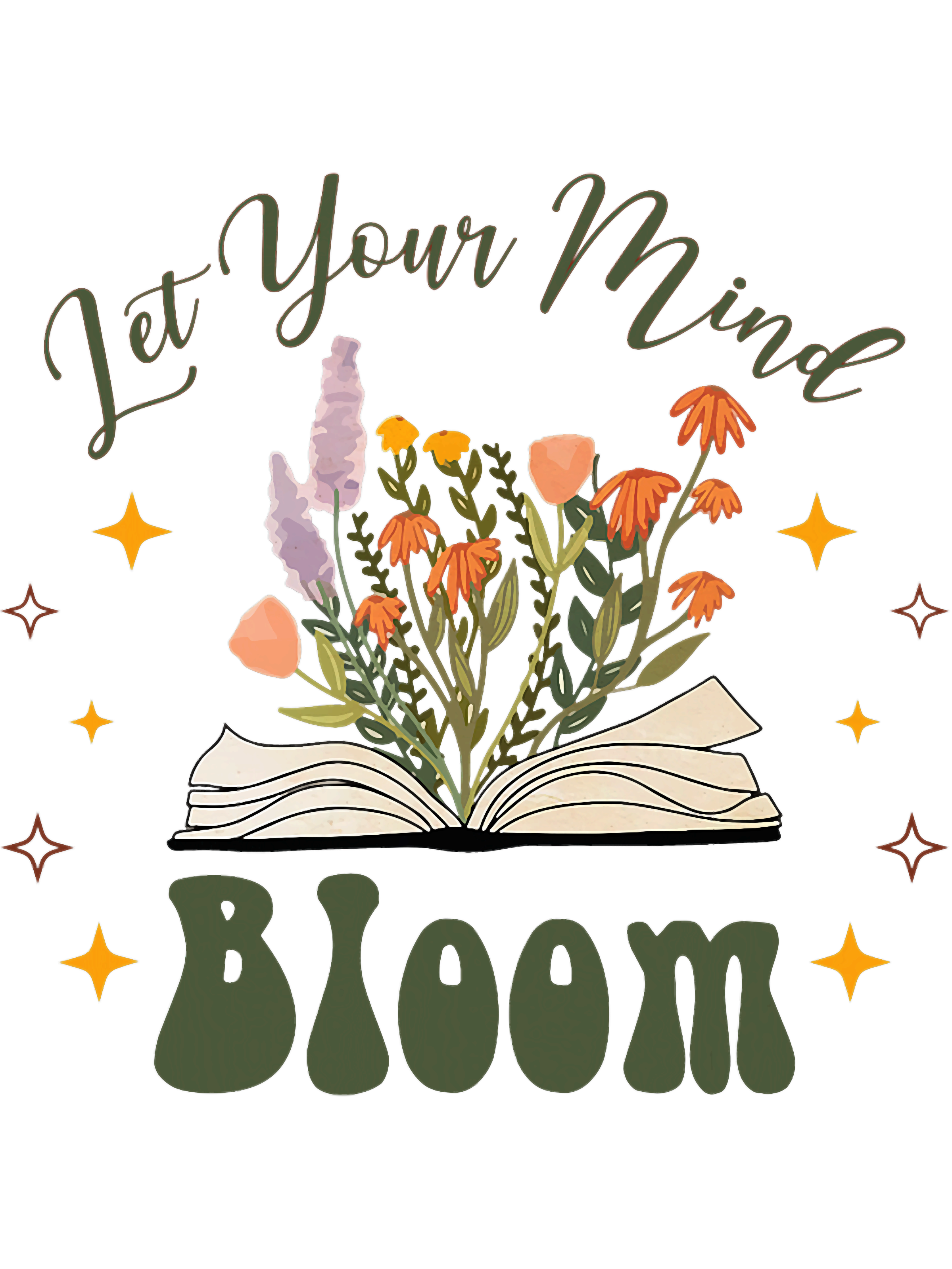 Let Your Mind Bloom Reading Book Teacher Bookworm Librarian, | Inspire ...