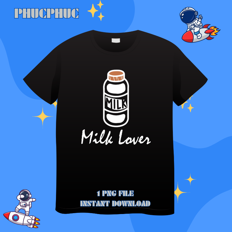 Bottle Of Milk Funny Milk Lover Comfort FoodPng, Png For Shi | Inspire ...