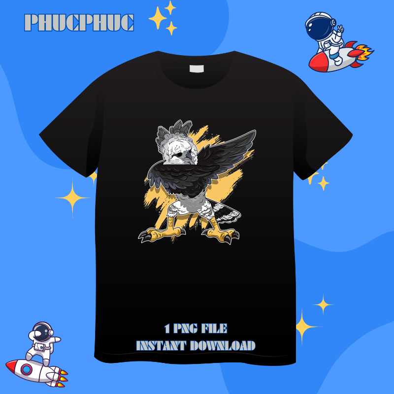 Harpy Eagle Dab Raptor Bird Lover Dabbing Harpy EaglePng, Pn | Inspire ...