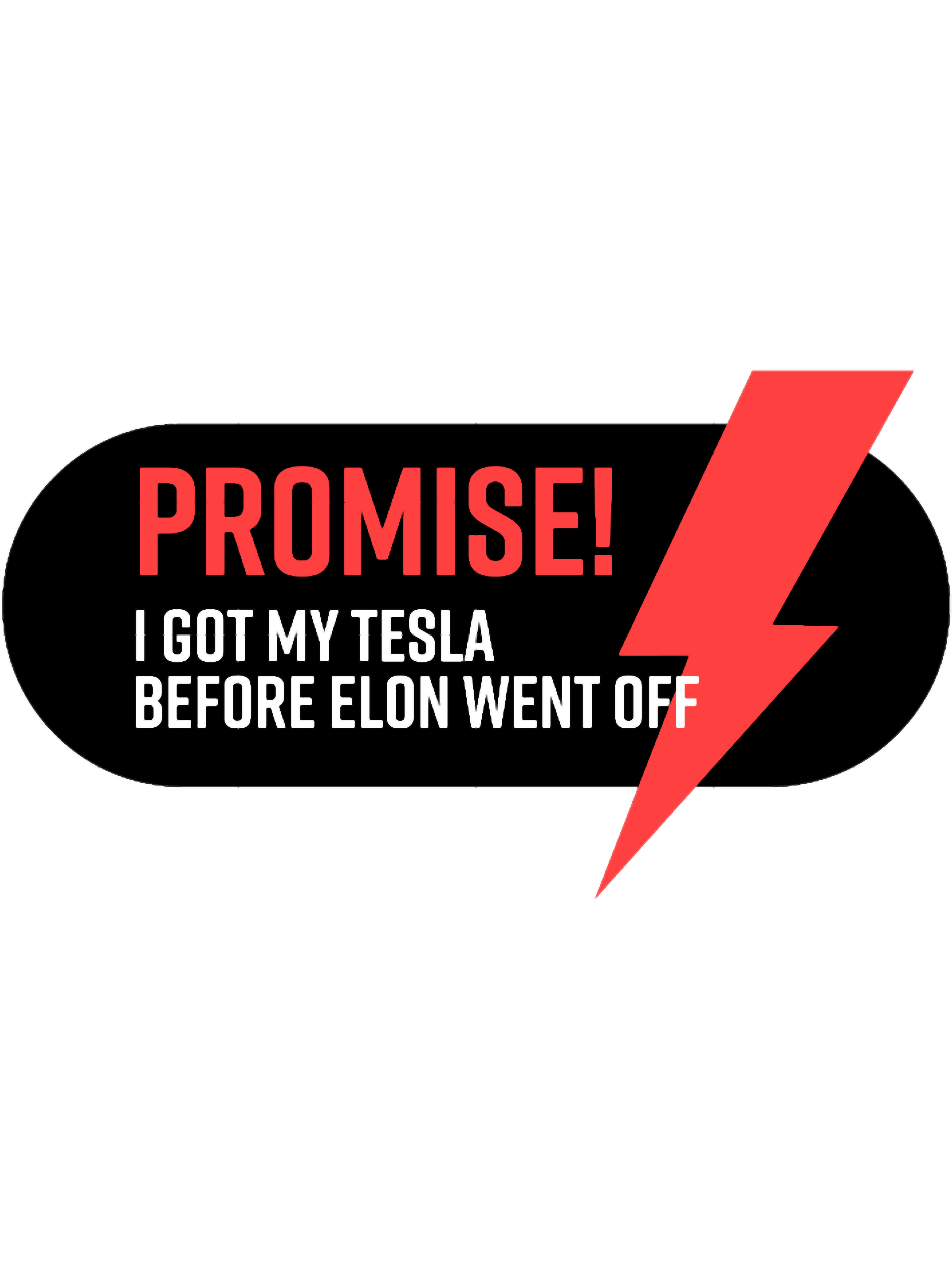 Tesla bumper sticker(2) | Inspire Uplift