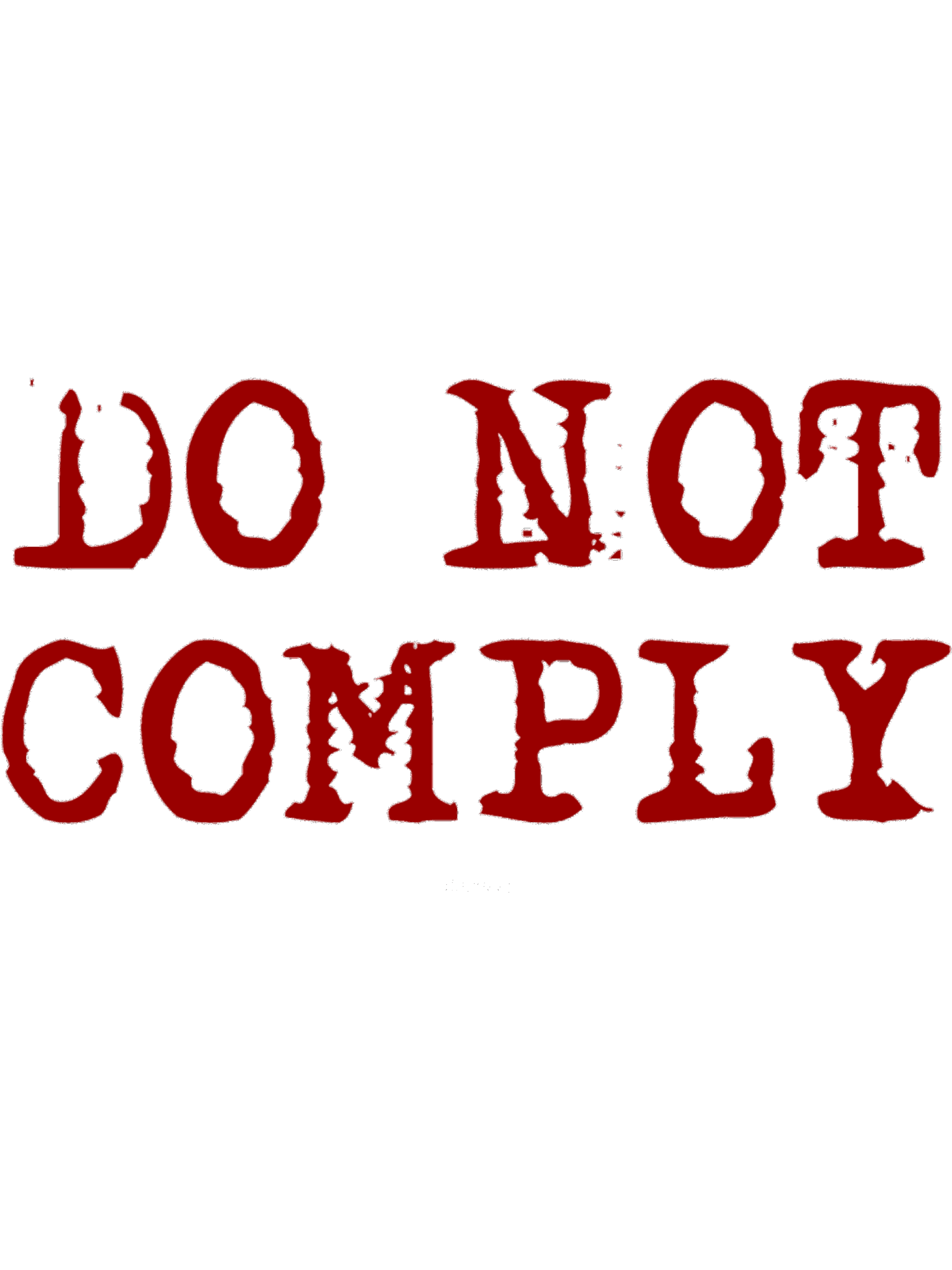 Do not comply in typewriter font Active | Inspire Uplift