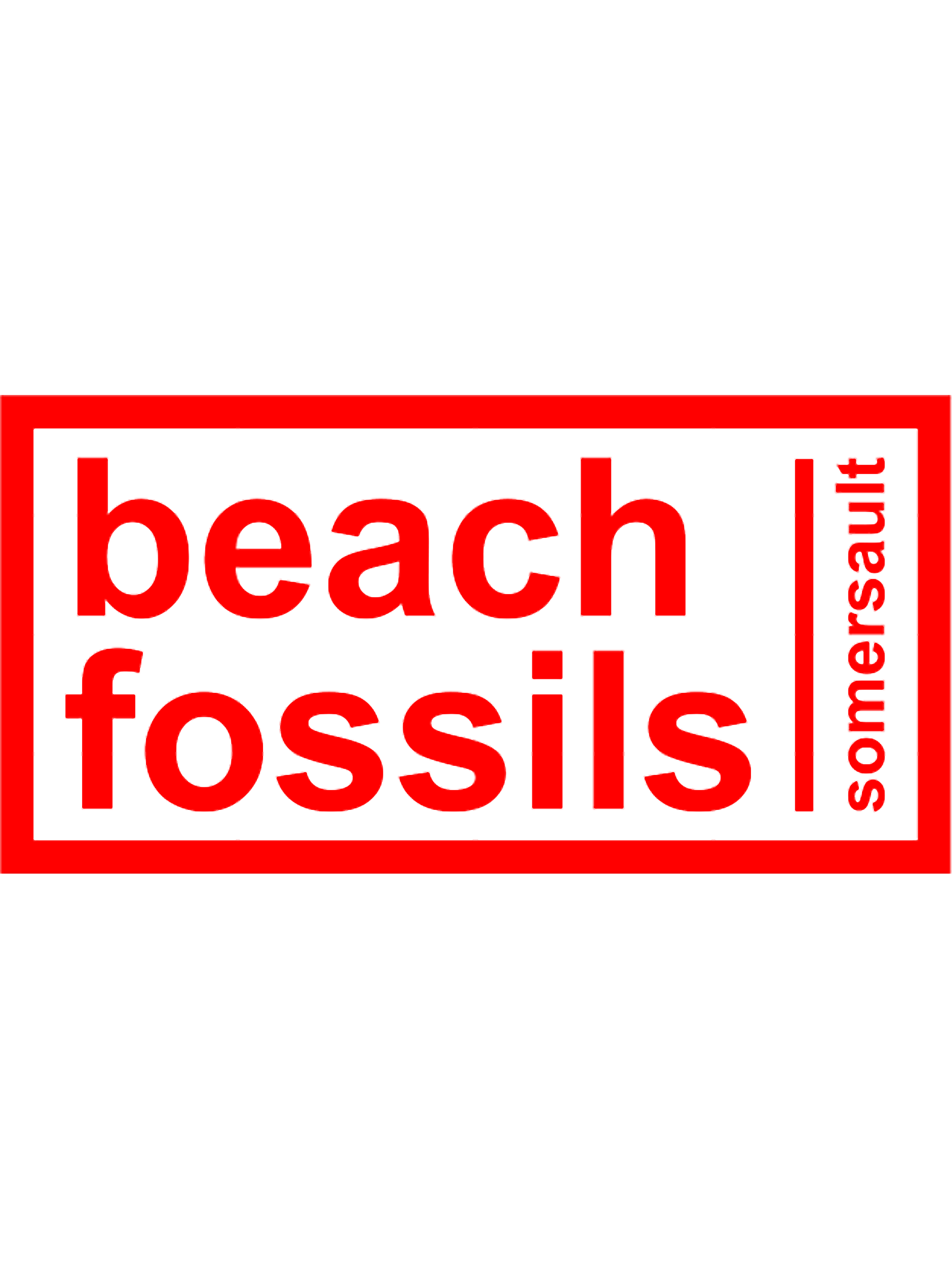 Beach Fossils Logo RWW | Inspire Uplift