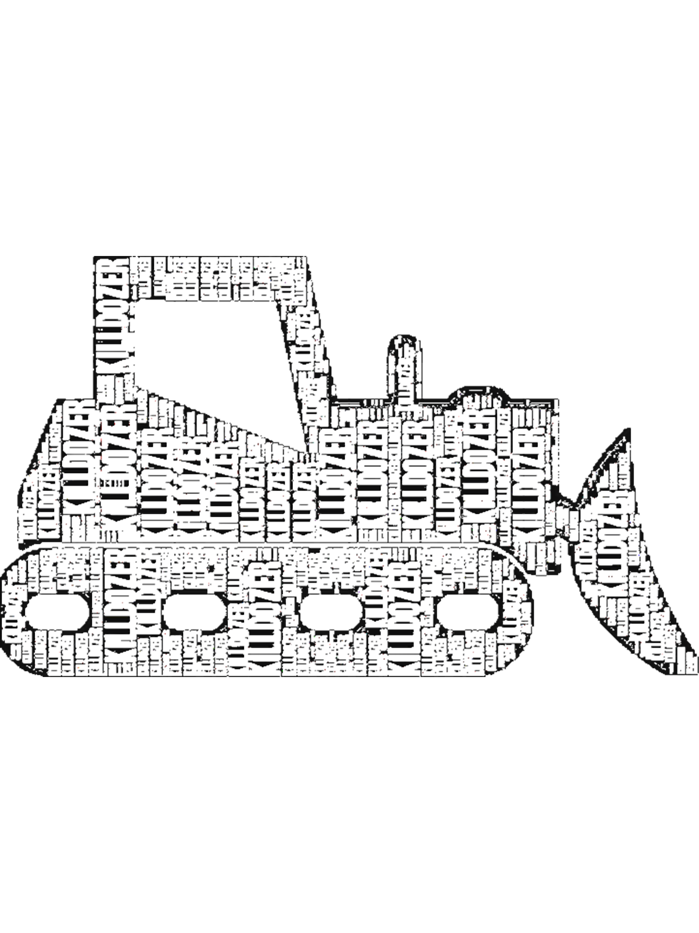 KILLDOZER killdozer Word Art Typography Text Camping Adventu | Inspire Uplift