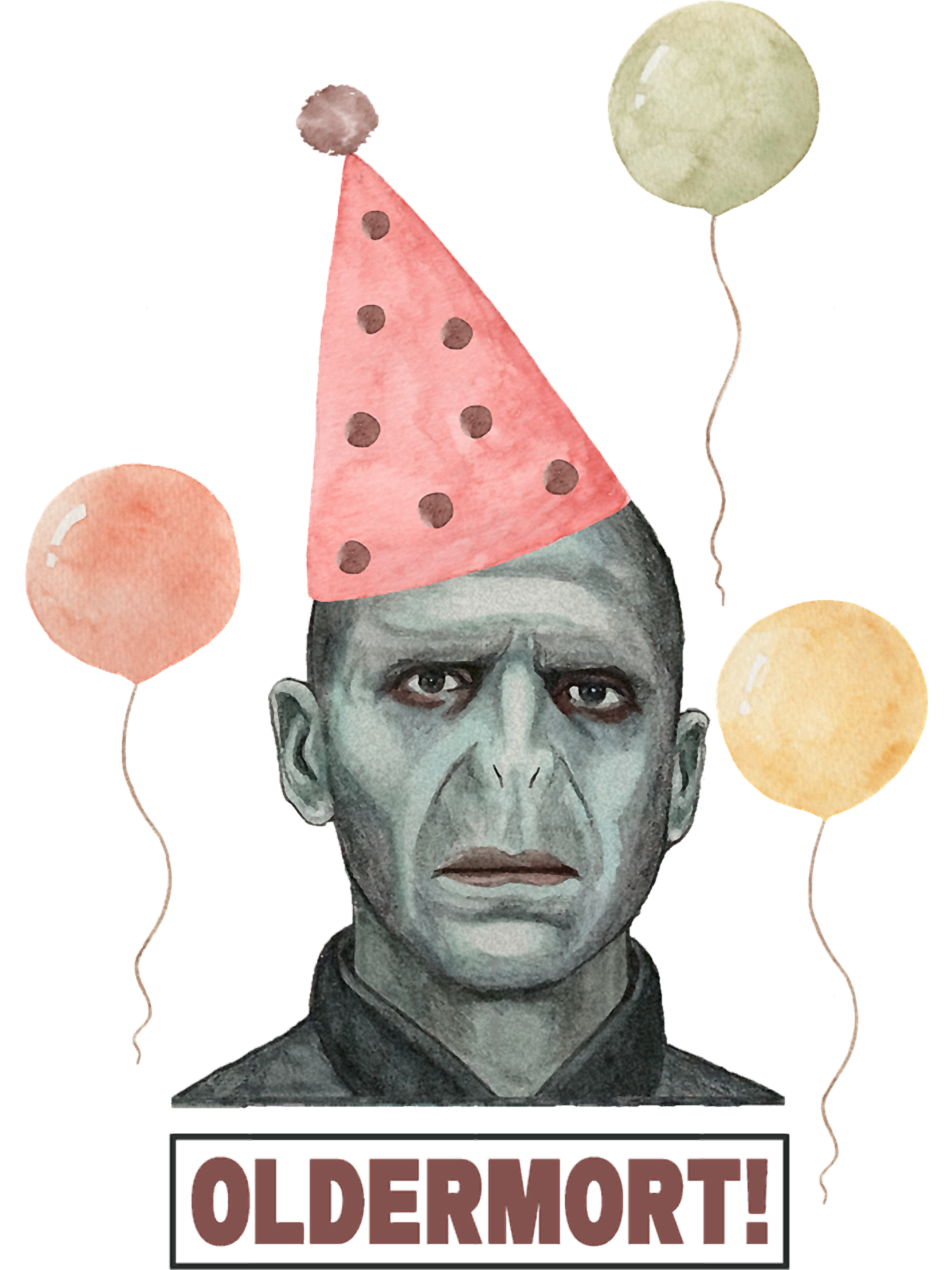 oldermort Birthday card,Oldermort Birthday,Funny Oldermort C | Inspire ...