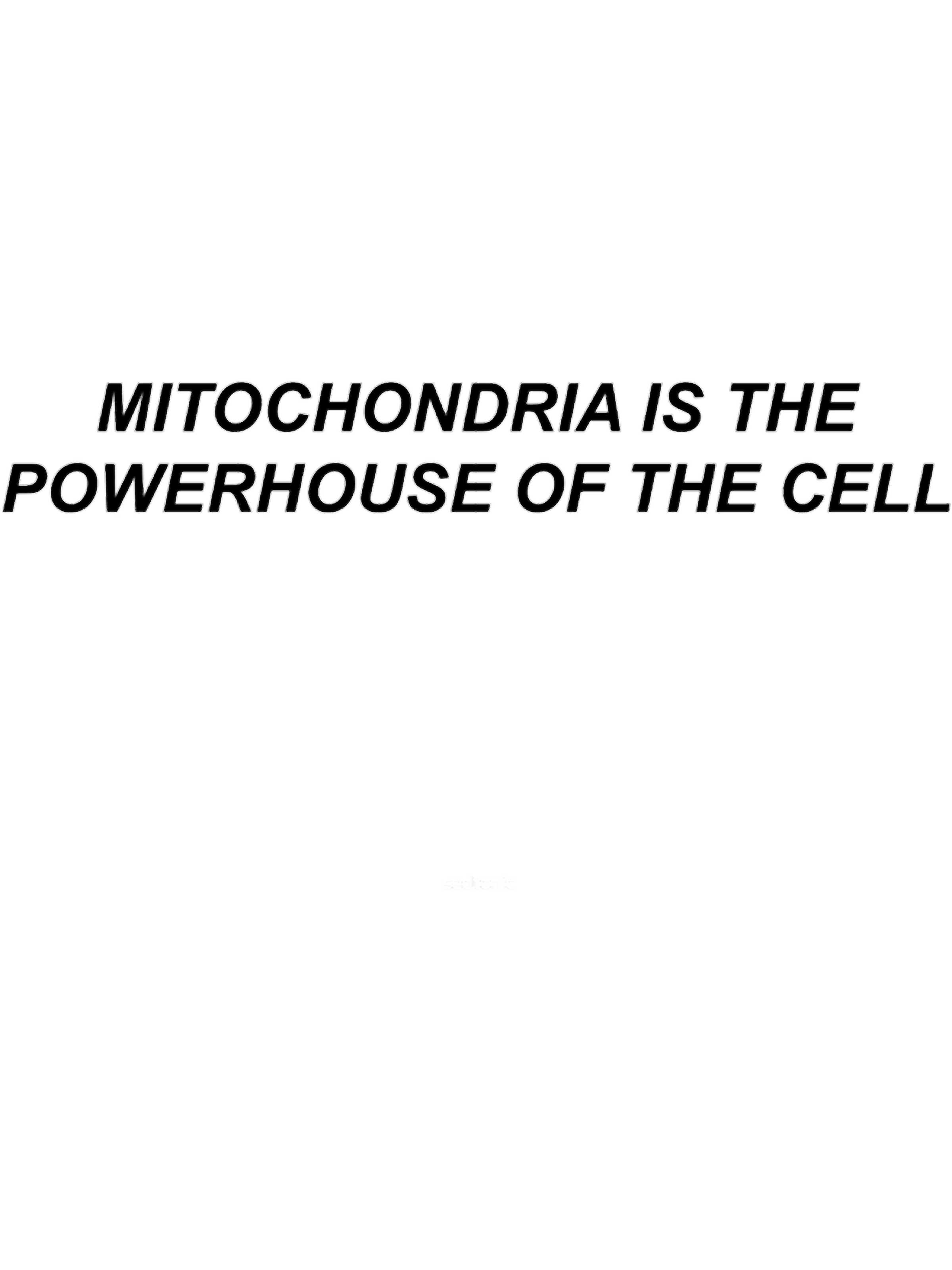 Mitochondria is the powerhouse of the cell | Inspire Uplift