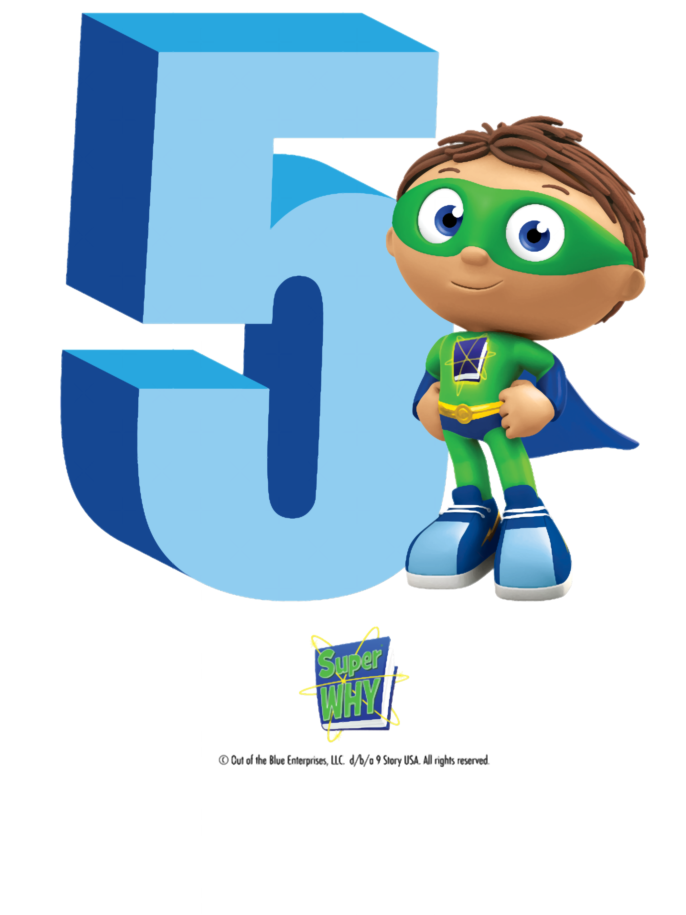 Super Why number five | Inspire Uplift