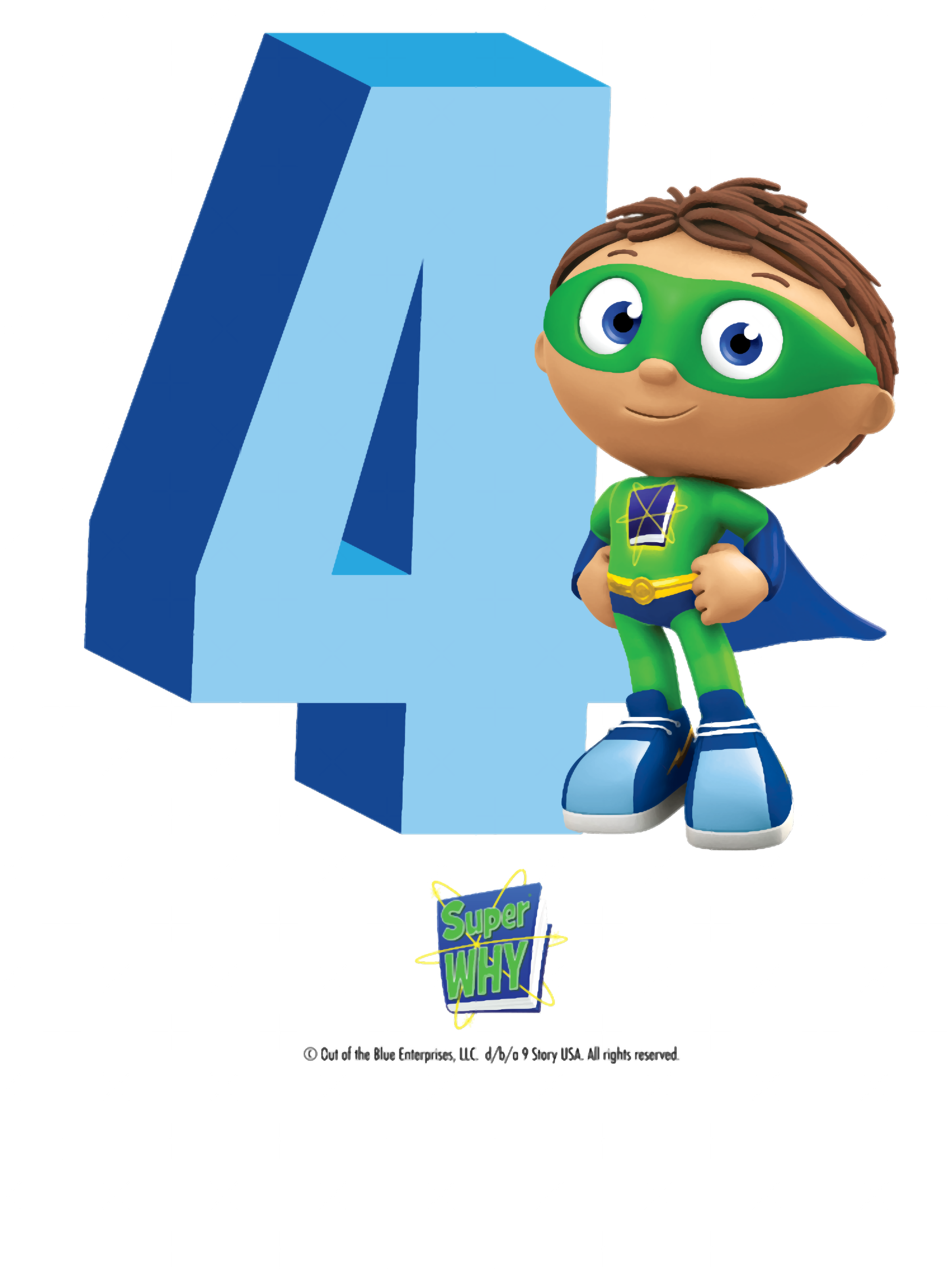 Super Why number four - Inspire Uplift