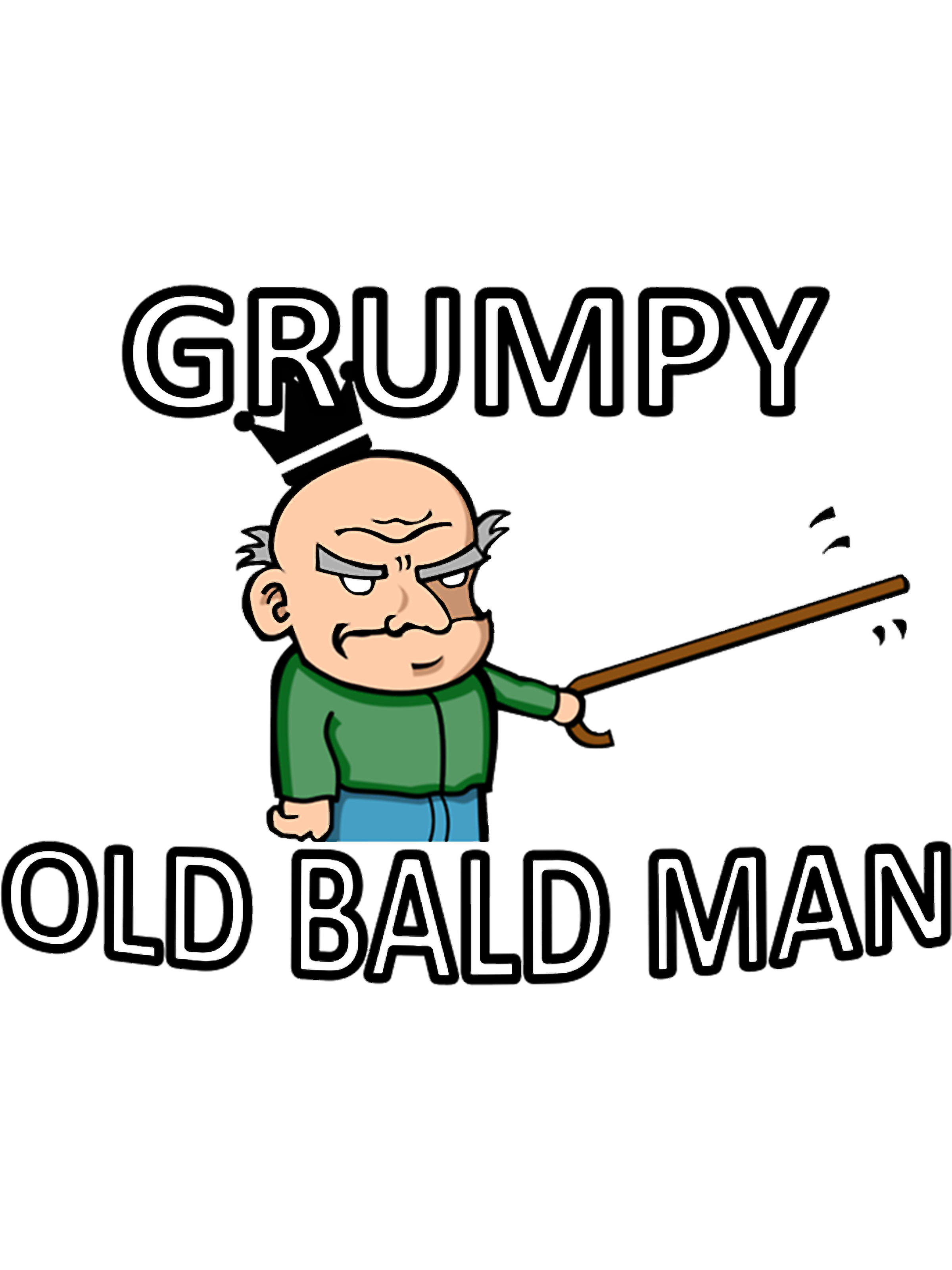 Grumpy Old Bald Man.png | Inspire Uplift
