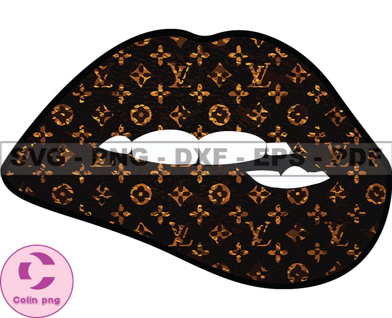 Louis Vuitton Lips Svg, Fashion Brand Logo 41 | Inspire Uplift