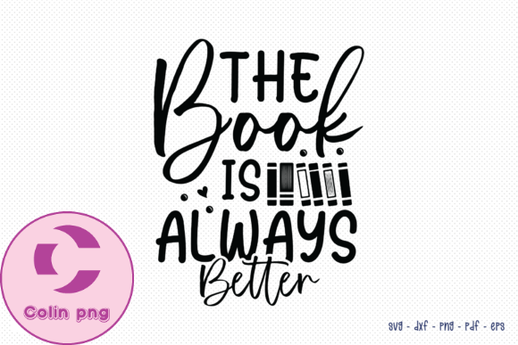 The Book is Always Better, Reading SVG 66 | Inspire Uplift