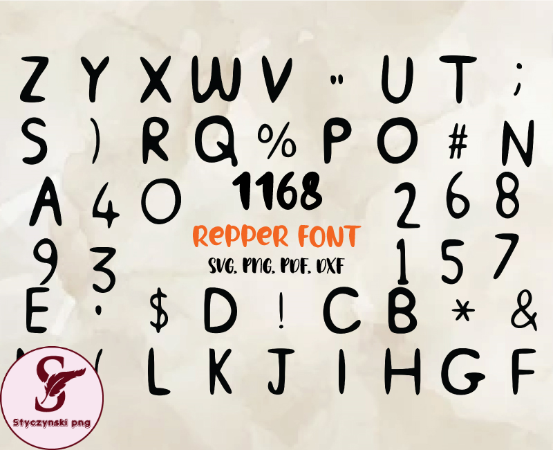 Pig Font Svg Png Pdf Dxf, Modern Font, Fonts For Cricut, Bea | Inspire ...