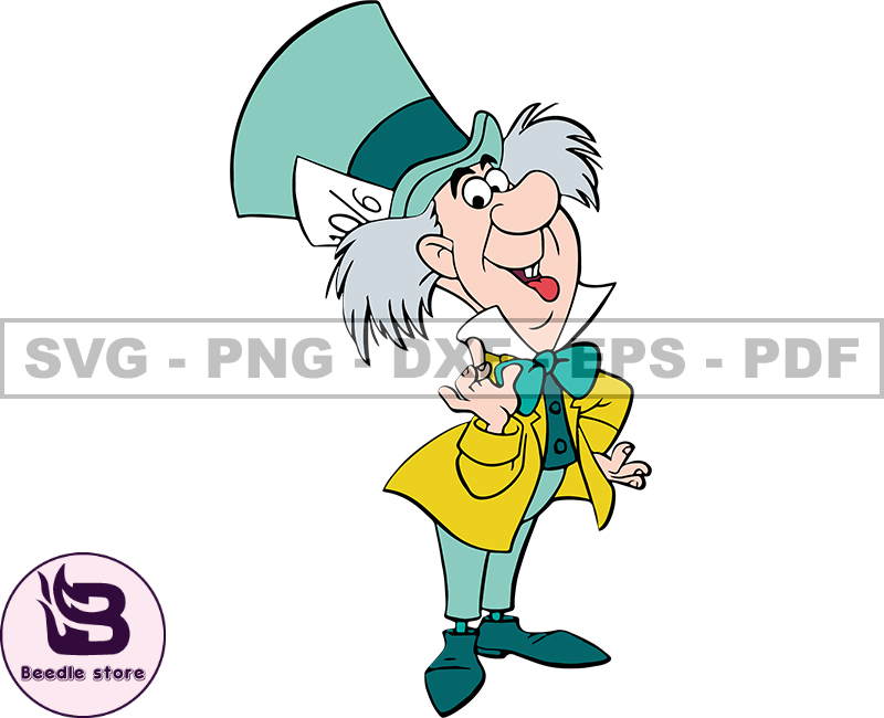 35Beedle The Mad Hatter Svg, Alice in Wonderland Svg, Cartoo - Inspire ...