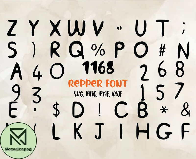 Pig Font Svg Png Pdf Dxf, Modern Font, Fonts For Cricut, Bea - Inspire ...