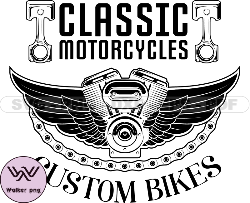Motorcycle svg logo, Motorbike Svg PNG, Harley Logo, Skull S | Inspire ...