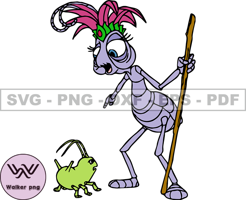 6 Walker png Bugs Life Svg, Bugs Life Cricut, Cartoon Custom - Inspire ...