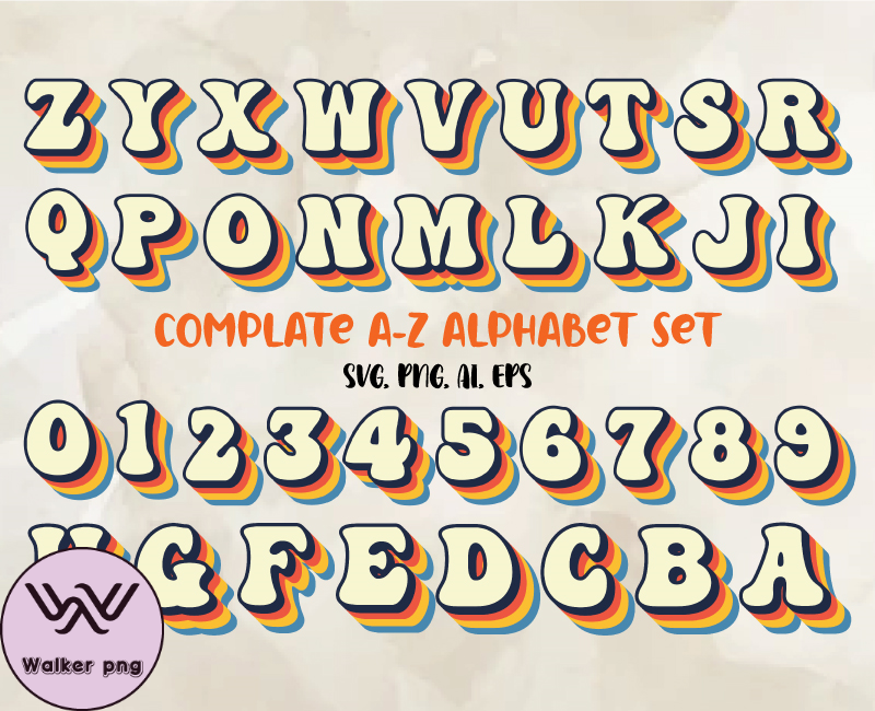 5 Walker png Pig Font Svg Png Pdf Dxf, Modern Font, Fonts Fo | Inspire ...