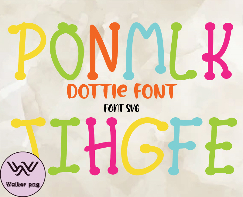 11 Walker png Dottie CC Font Svg, Modern Font, Fonts For Cri | Inspire ...