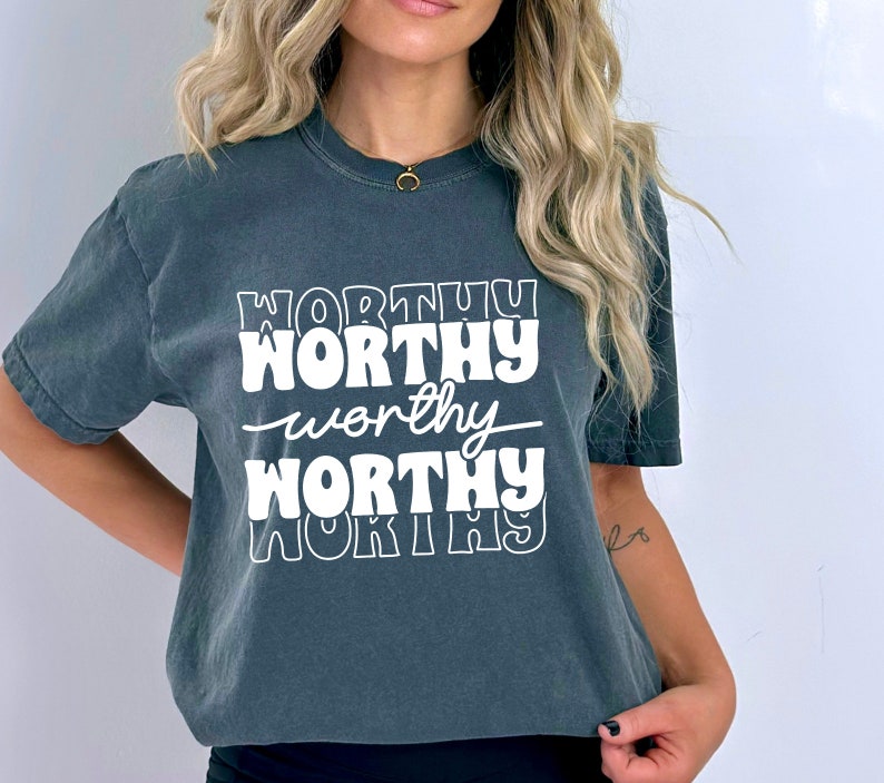 Worthy SVG PNG, Christian svg, Stacked Worthy svg, Faith svg - Inspire ...