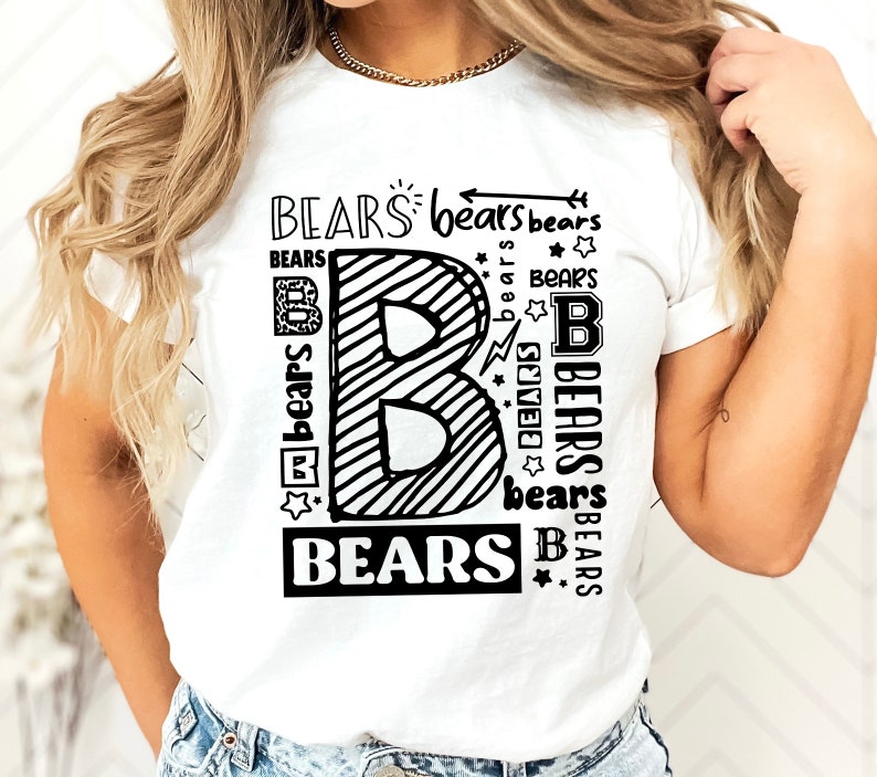 Bears SVG PNG, Bears Mascot svg, Bears Typography svg, Bears - Inspire ...