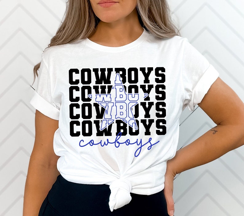Stacked Cowboys SVG, Cowboys Mascot svg, Cowboys svg, Cowboy - Inspire ...