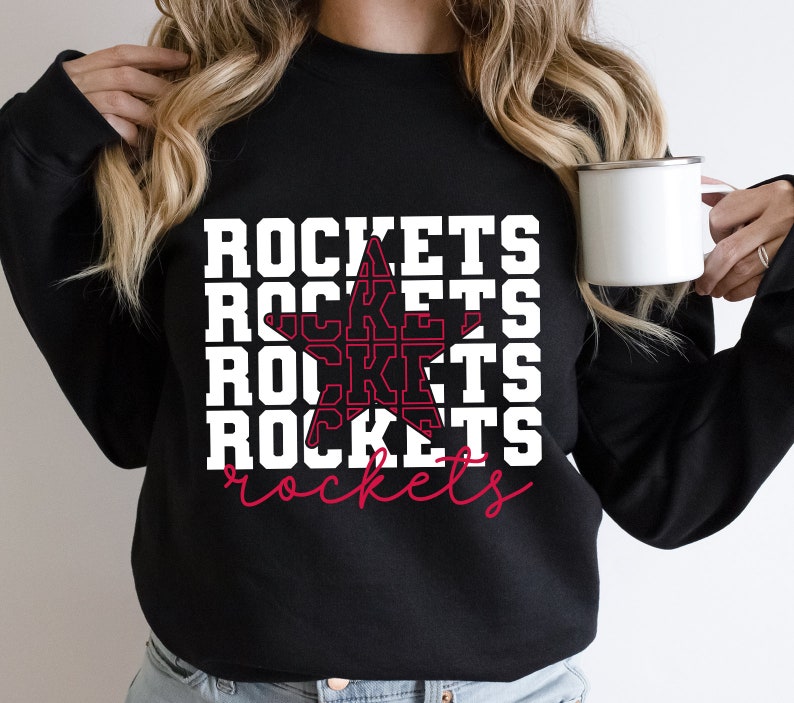 Stacked Rockets SVG, Rockets Mascot svg, Rockets svg, Rocket - Inspire ...