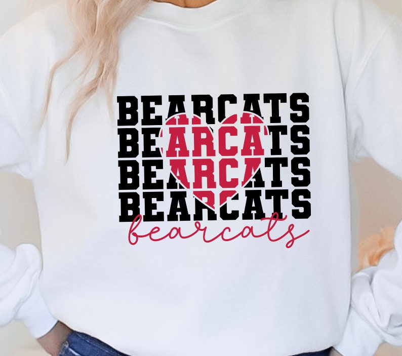 Stacked Bearcats SVG, Bearcats Mascot svg, Bearcats svg, Bea - Inspire ...