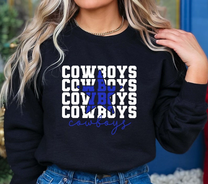 Stacked Cowboys SVG, Cowboys Mascot svg, Cowboys svg, Cowboy - Inspire ...