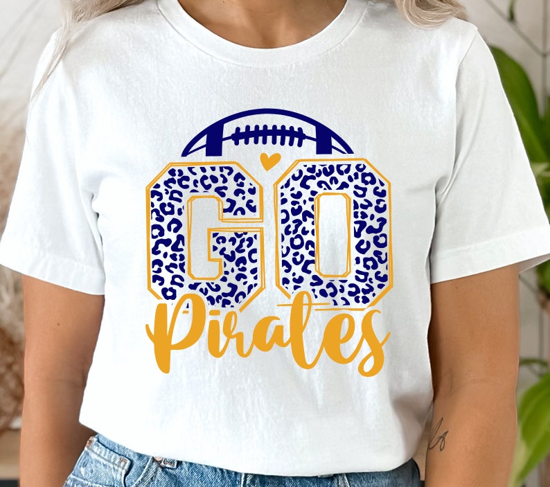 Leopard Go Pirates SVG, Pirates Football svg, Pirates svg, P - Inspire ...