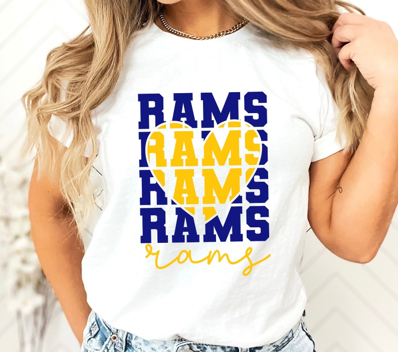 Stacked Rams SVG, Rams Mascot svg, Rams svg, Rams School Tea - Inspire ...