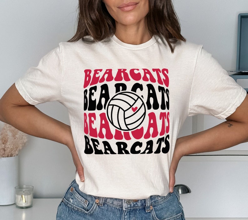 Bearcats Volleyball SVG PNG, Bearcats Mascot svg, Bearcats s - Inspire ...