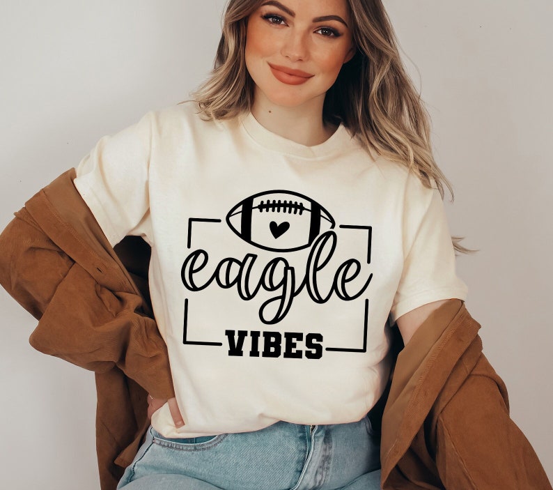 Eagle Vibes SVG PNG, Eagles svg, Eagles Cheer svg, Eagle Mas - Inspire ...