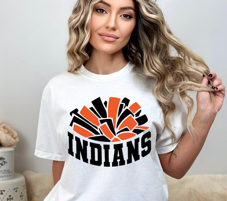 Indians Cheer SVG PNG, Indians Mascot svg, Indians svg, Indi - Inspire ...