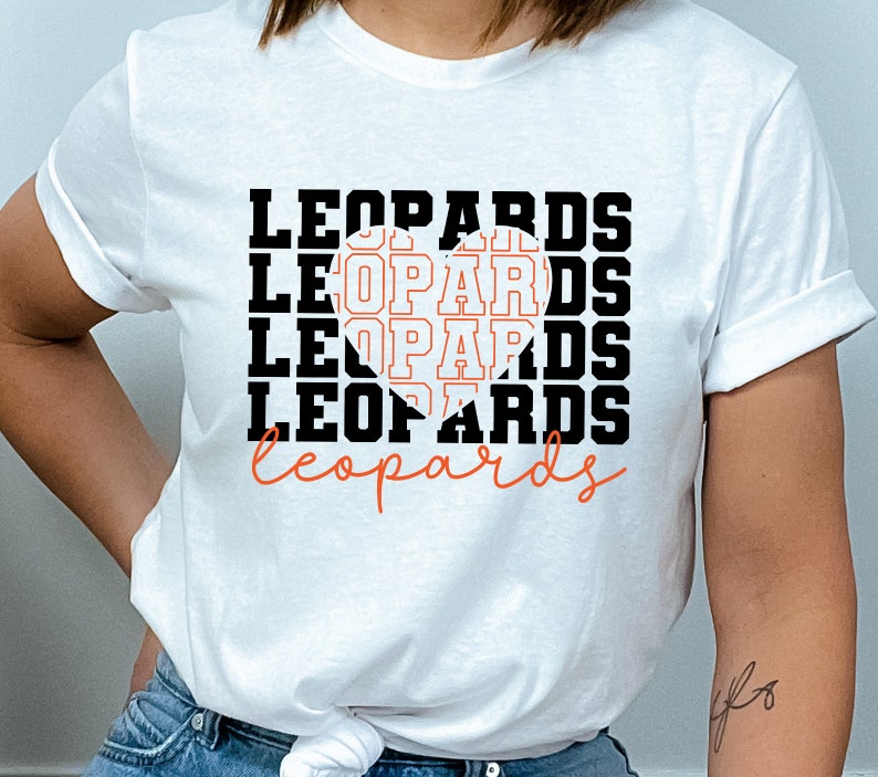 Stacked Leopards SVG, Leopards Mascot svg, Leopards svg, Leo - Inspire ...