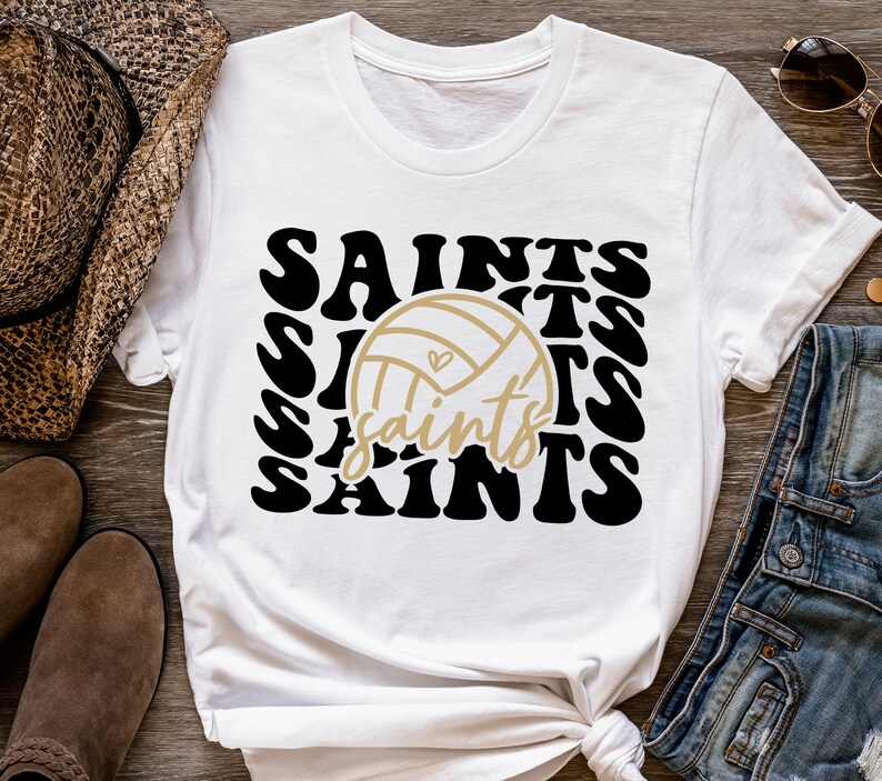 Saints Volleyball SVG PNG, Saints svg,Stacked Saints svg,Sai - Inspire ...