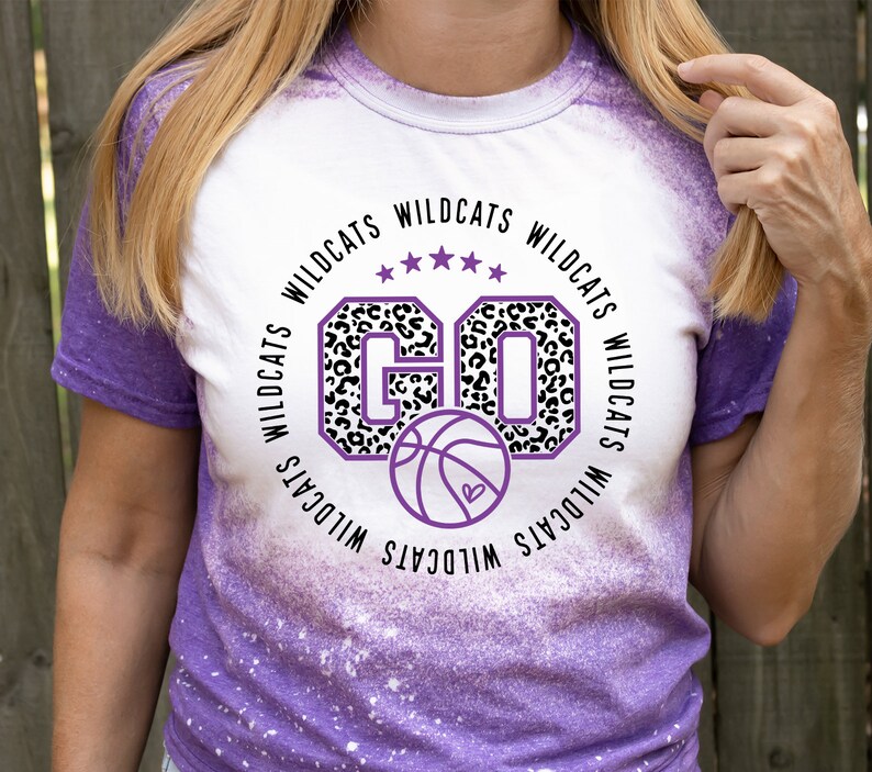 Go Wildcats Basketball SVG PNG, Wildcats svg,Leopard Go Wild - Inspire ...