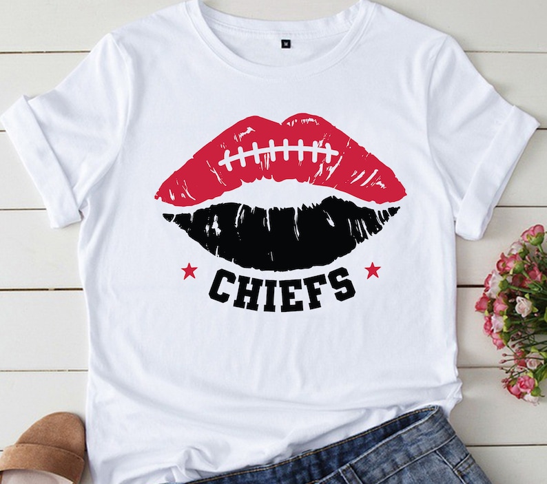 Chiefs Football Lips SVG, Chiefs svg,Lips Football svg,Chief - Inspire ...