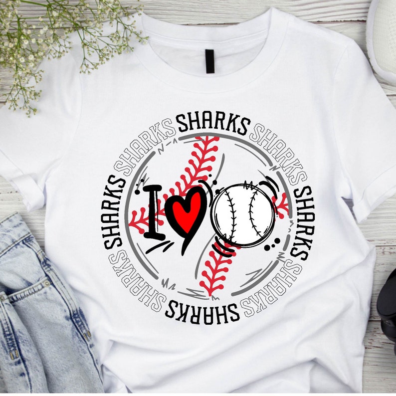Sharks SVG Shark svg Sharks svg Baseball Svg Softball svg,Ba - Inspire ...