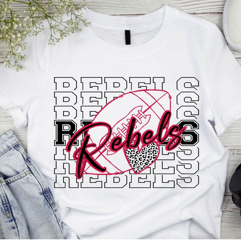 Rebels SVG Rebel svg Rebels svg Football Svg Football Mascot - Inspire ...