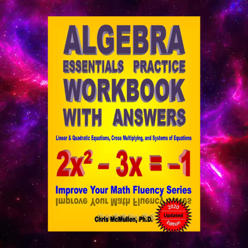 Algebra Essentials Practice Workbook with Answers by Chris M | Inspire Uplift