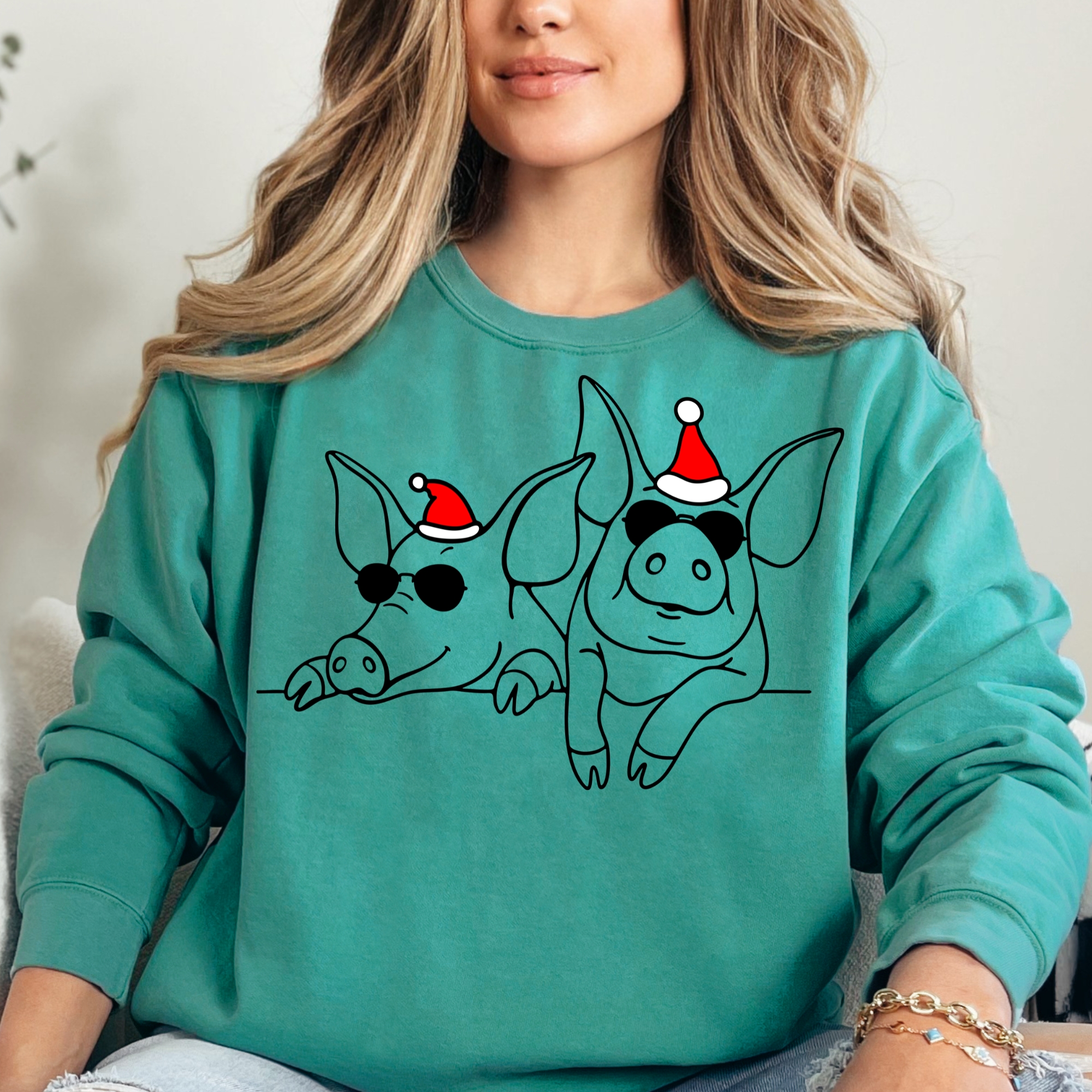 Christmas Pig PNG, Christmas Png, Funny Pig svg, Pig Lover P - Inspire ...