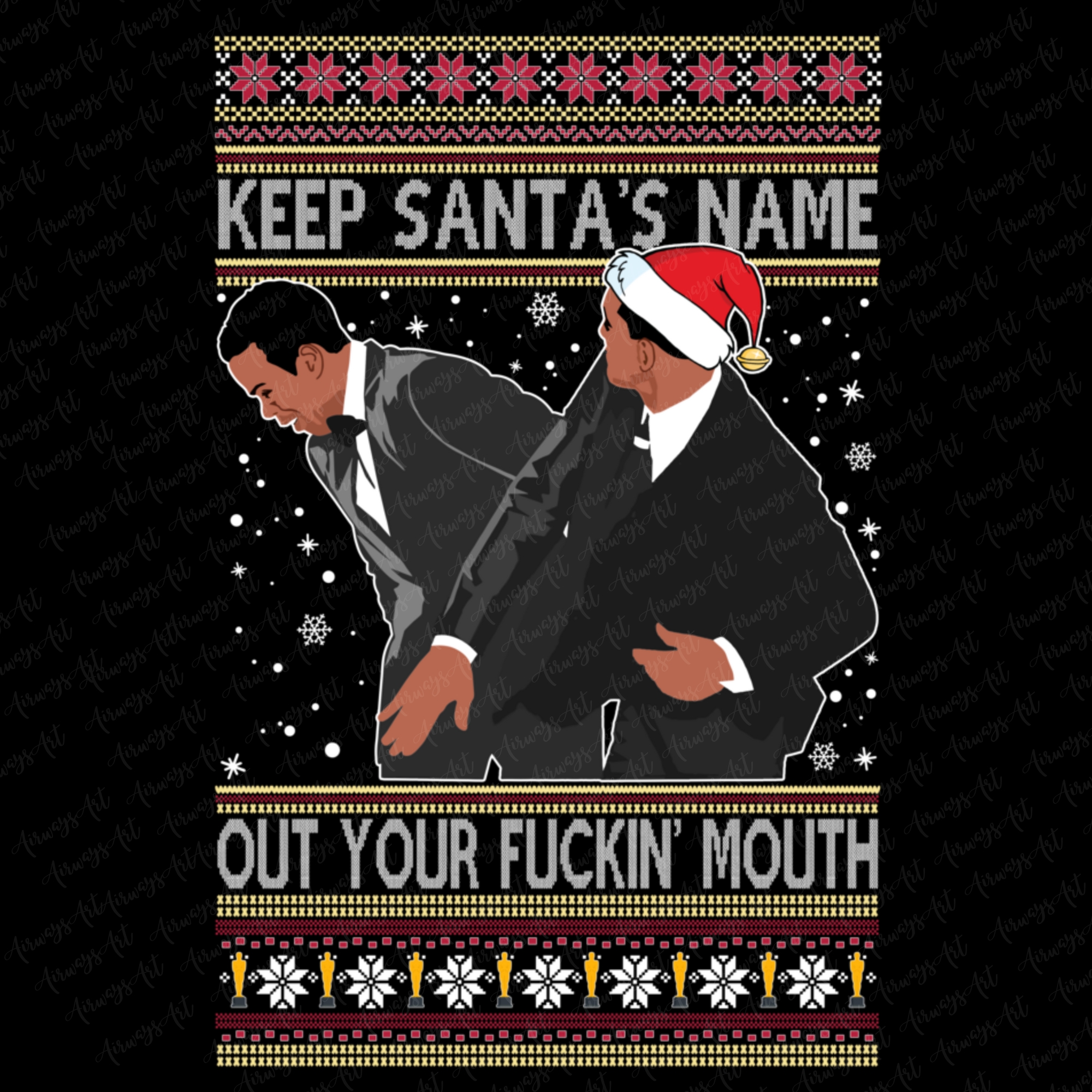 Keep Santa Name Out Your Mouth Ugly Christmas, Funny Ugly Ch | Inspire ...